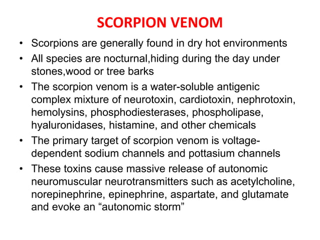 SCORPION STING .pptx