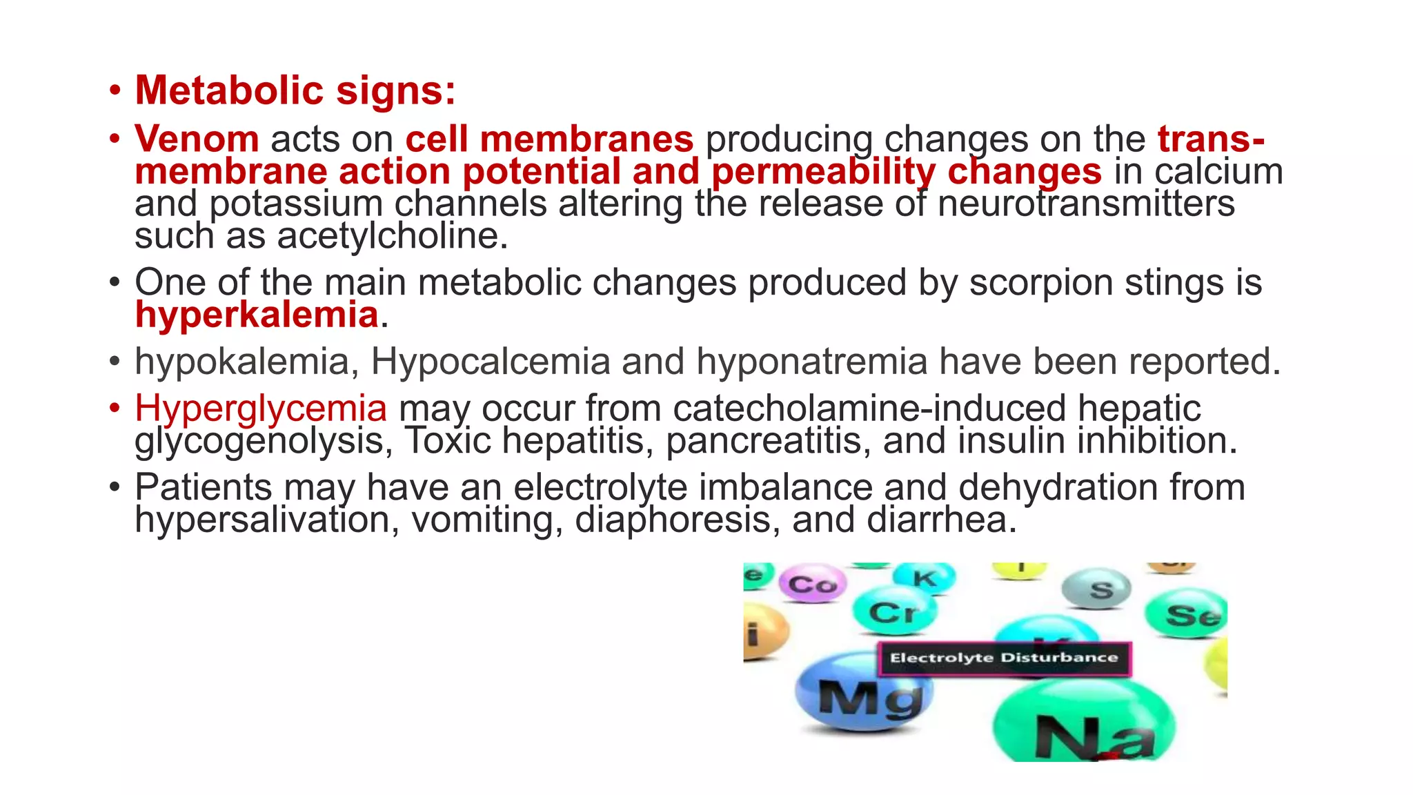 Scorpion sting in children | PPTX