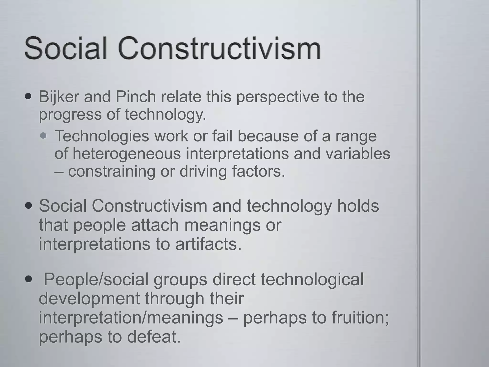 Social Construction of Technology | PPTX