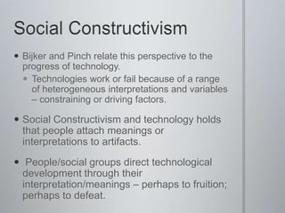 Social Construction of Technology | PPTX