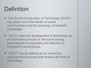 Social Construction of Technology | PPTX