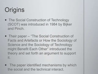 Social Construction of Technology | PPTX