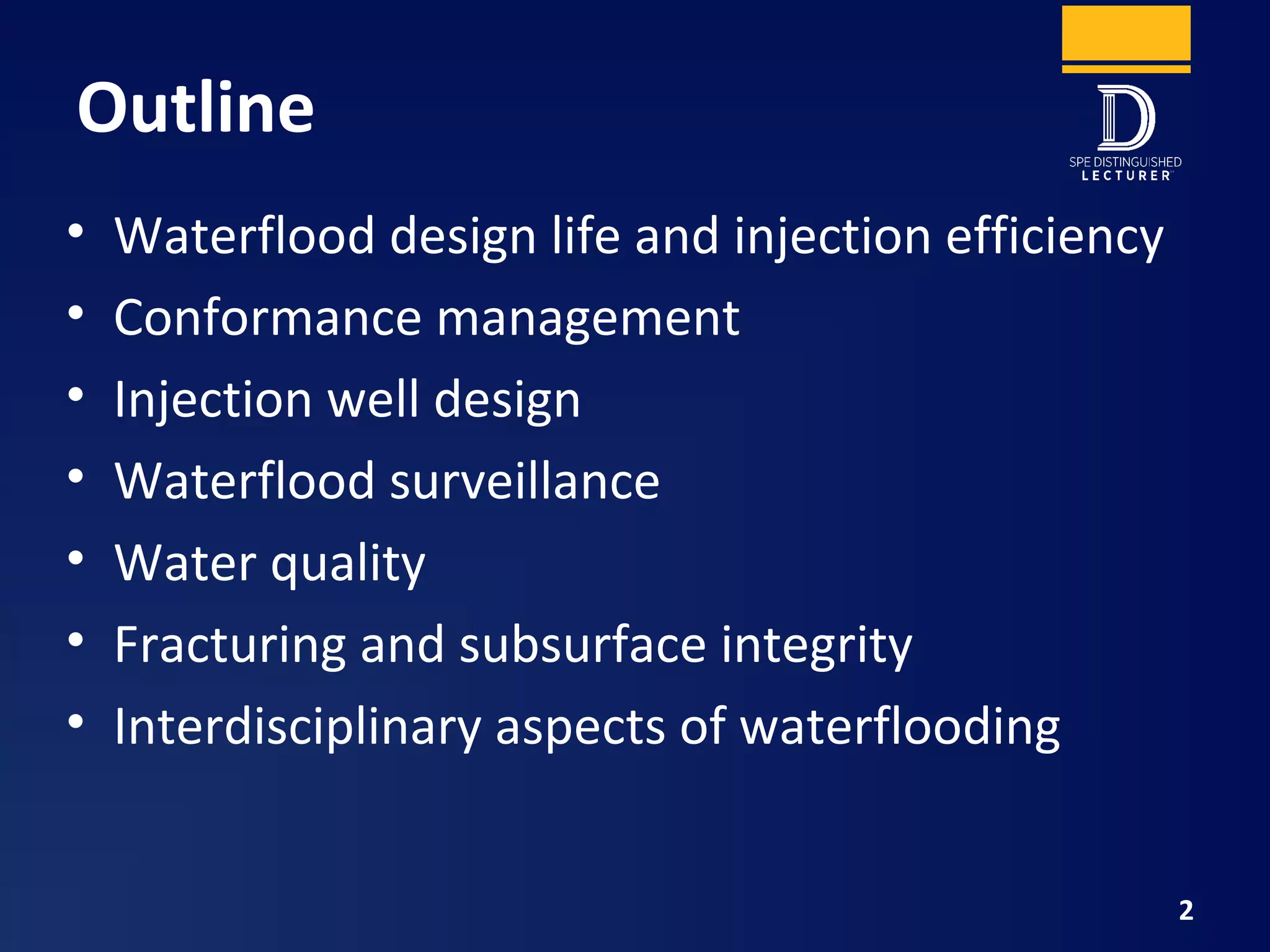Waterflood Design And Operational Best Practices Ppt
