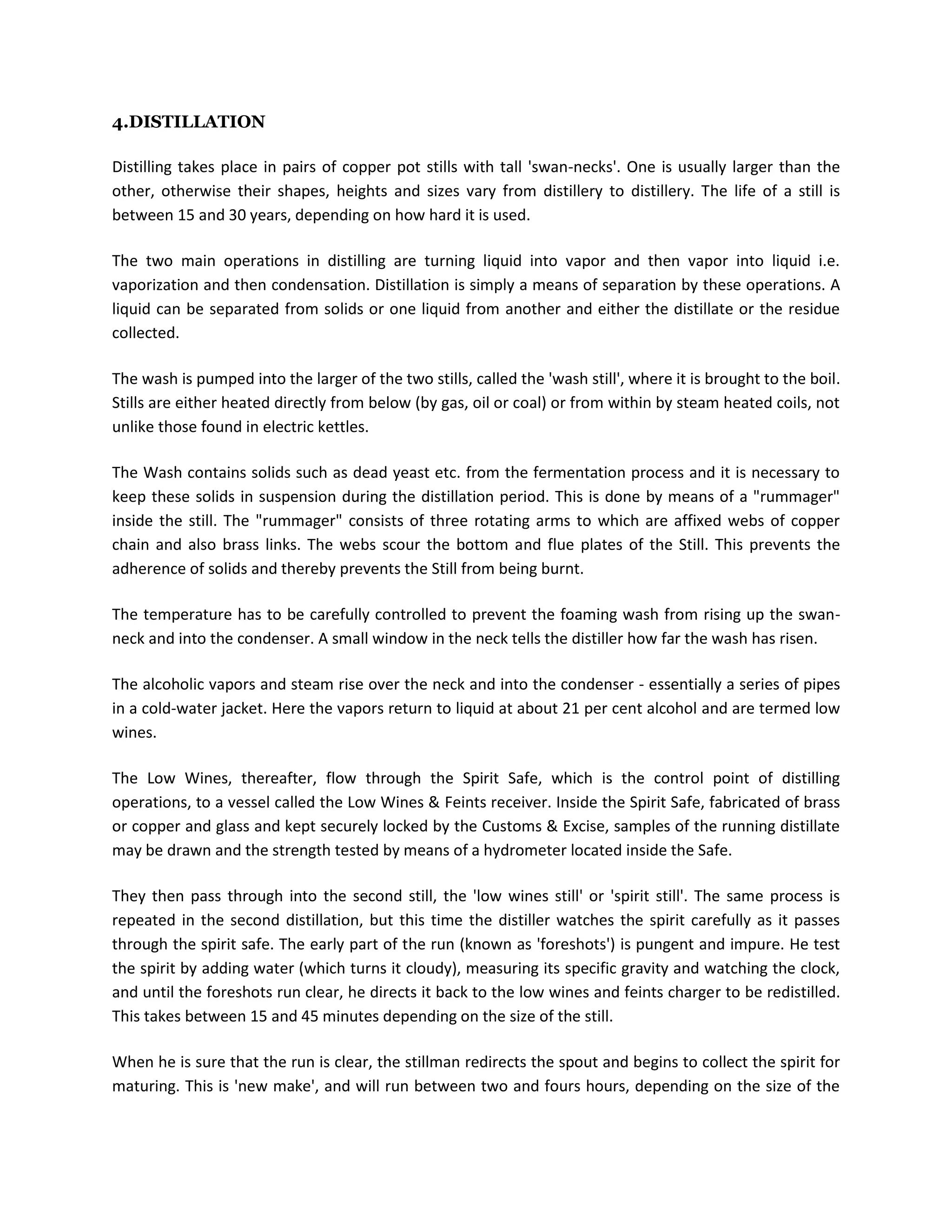 Scotch whisky Manufacturing Process | DOCX