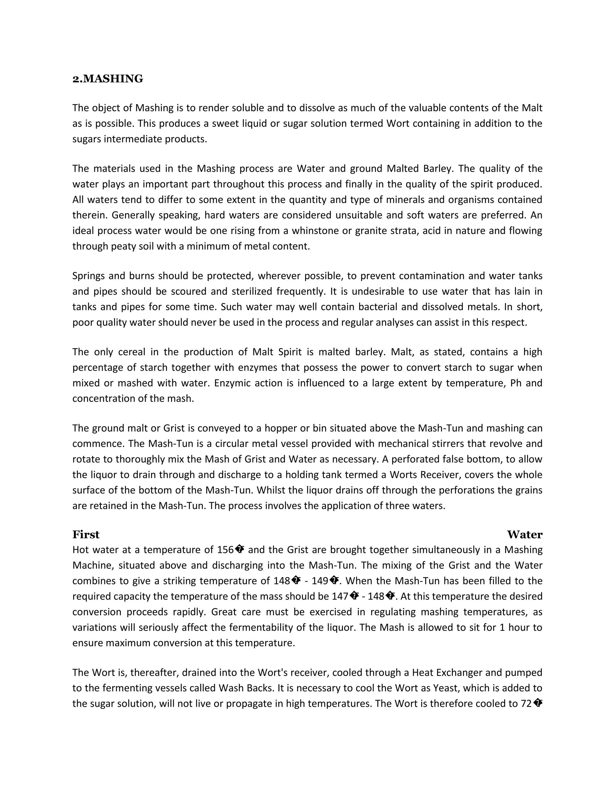 Scotch whisky Manufacturing Process | DOCX