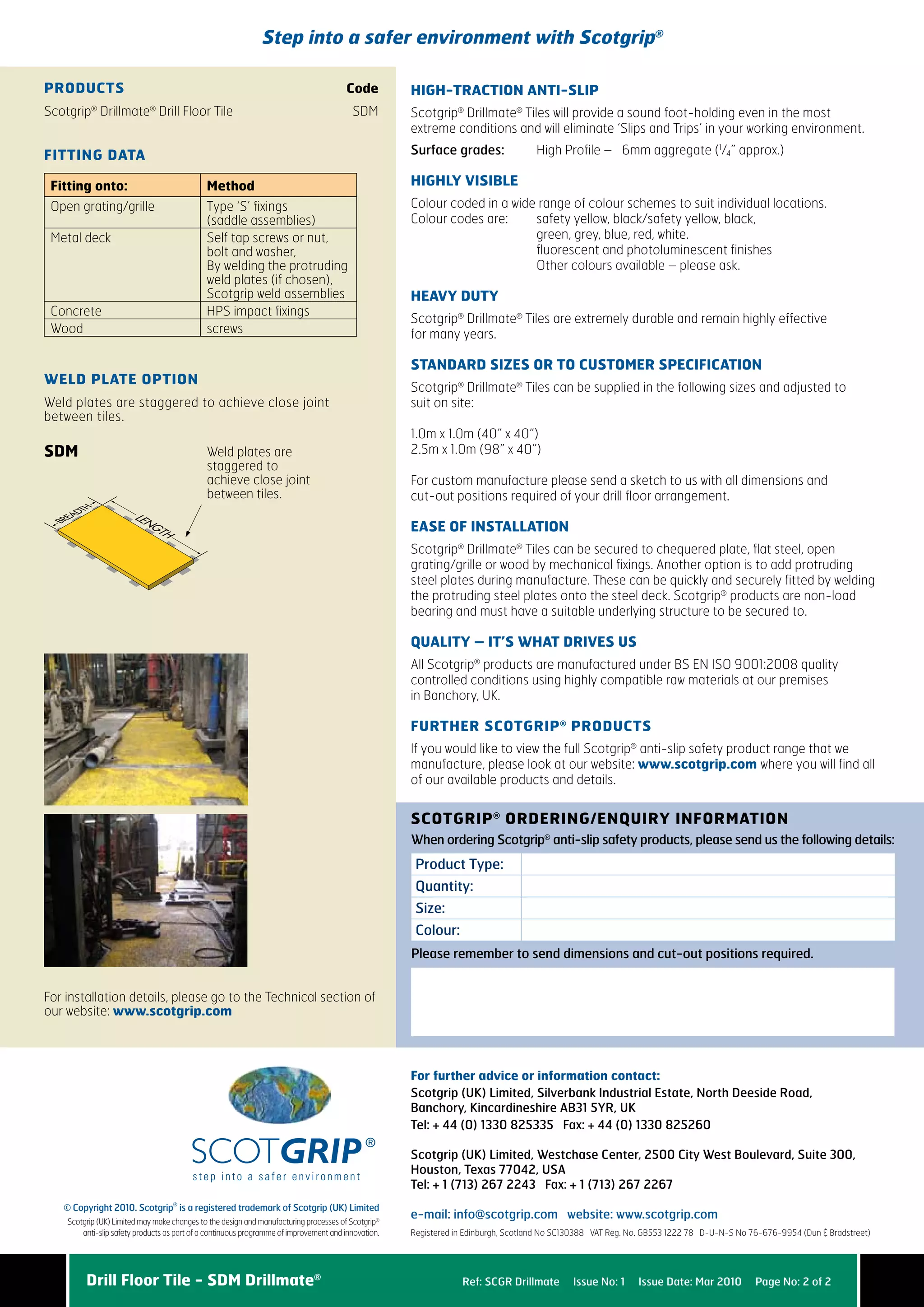 Scotgrip Product Brochure | PDF