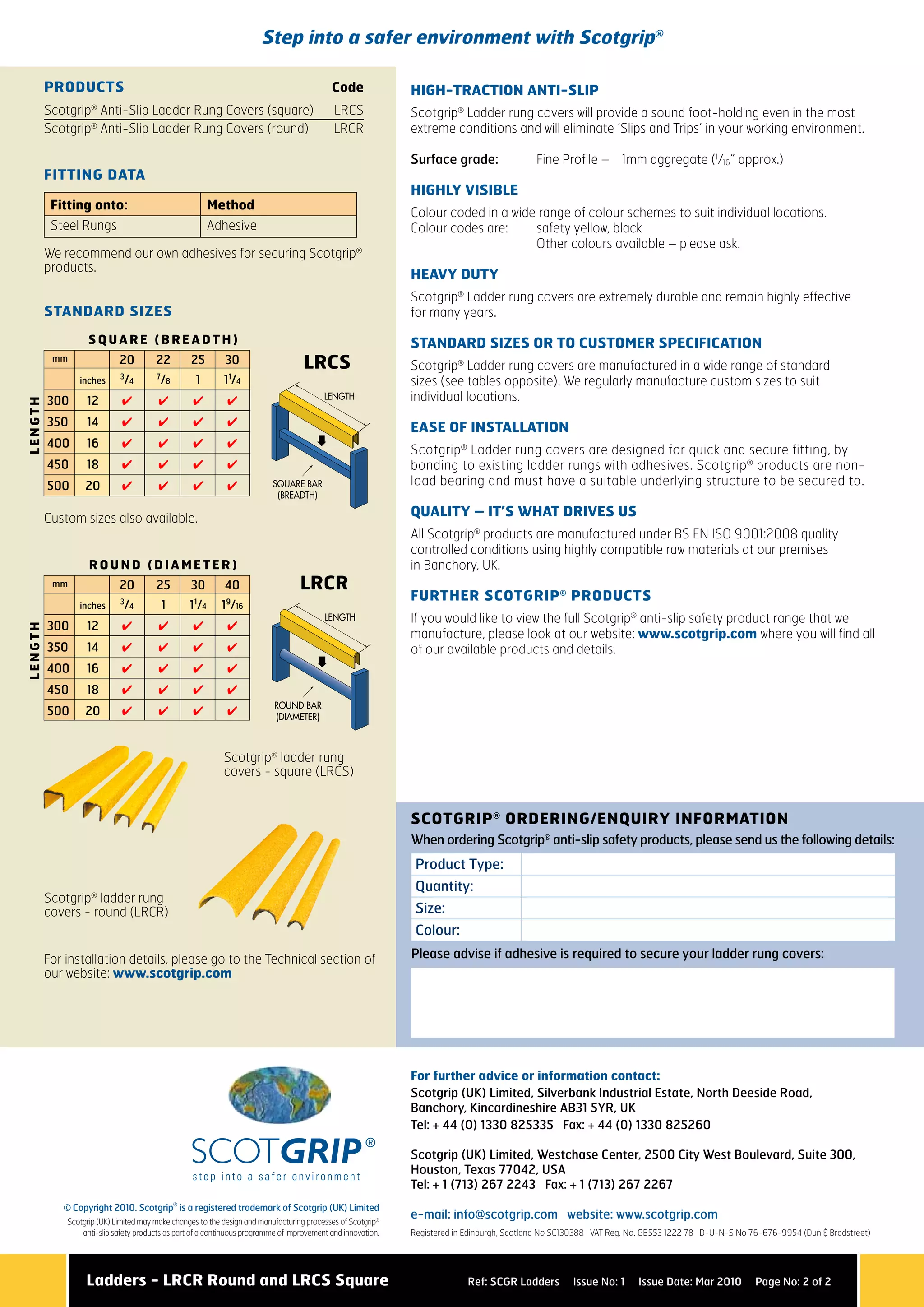 Scotgrip Product Brochure | PDF