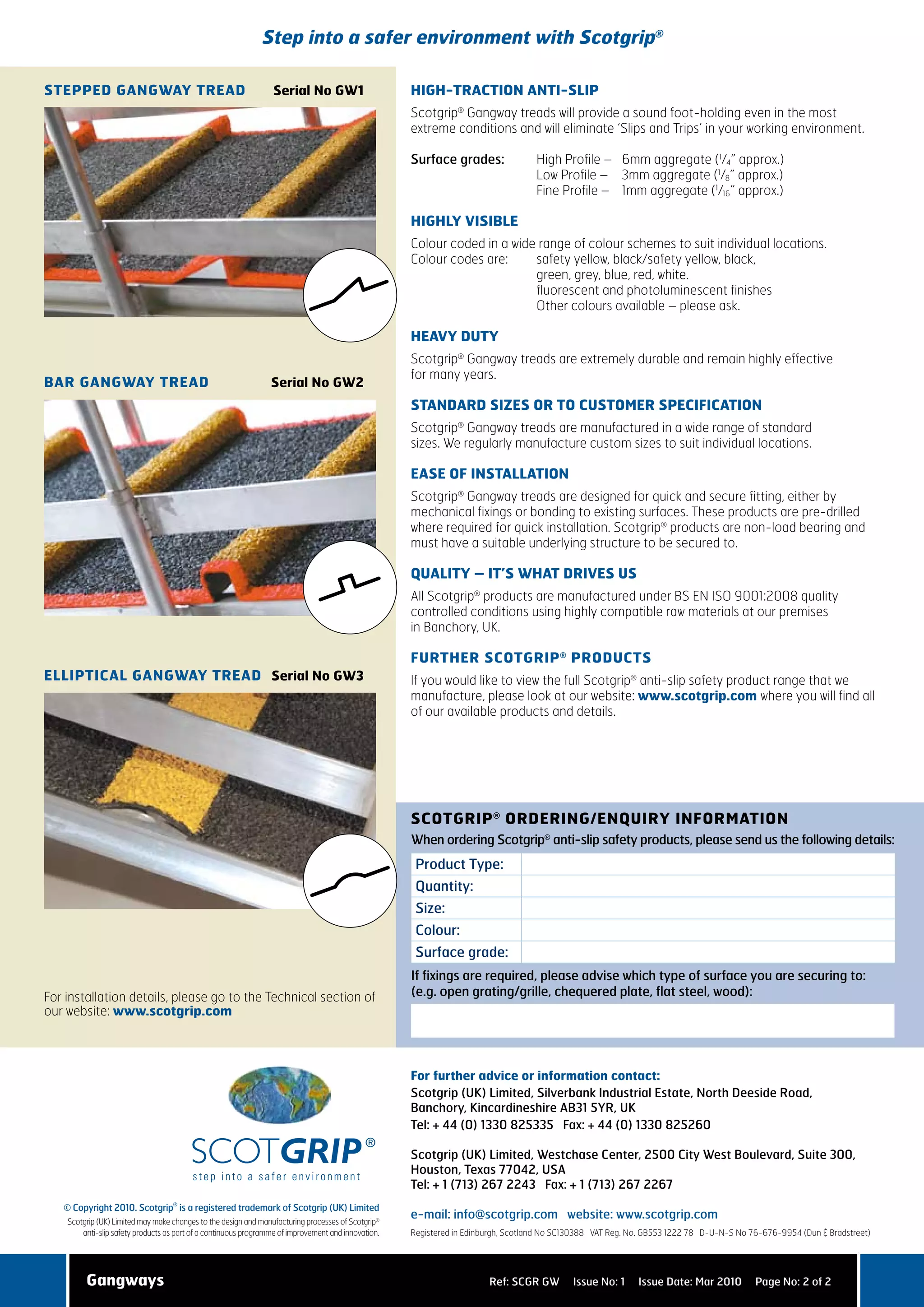 Scotgrip Product Brochure | PDF