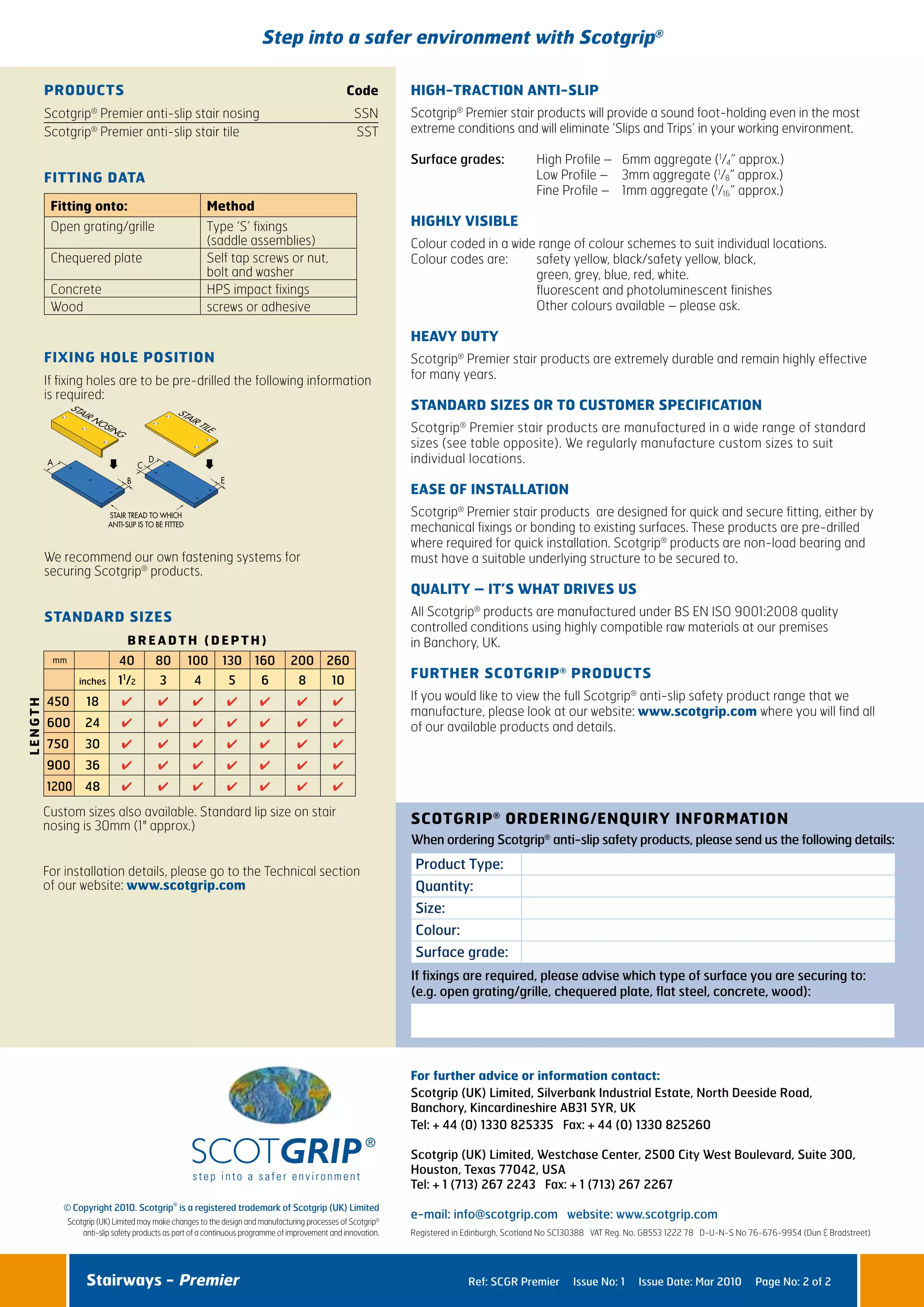 Scotgrip Product Brochure | PDF