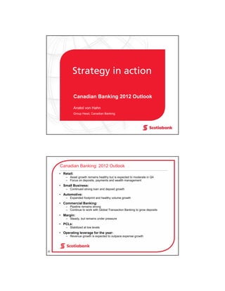 Scotiabank Investor Presentation | PDF