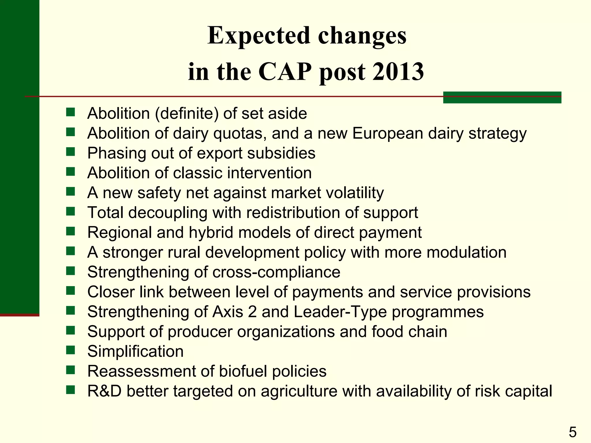Scotland_the future of the CAP | PPT