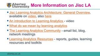 Exploring learning analytics | PPTX | Education industry | Industries