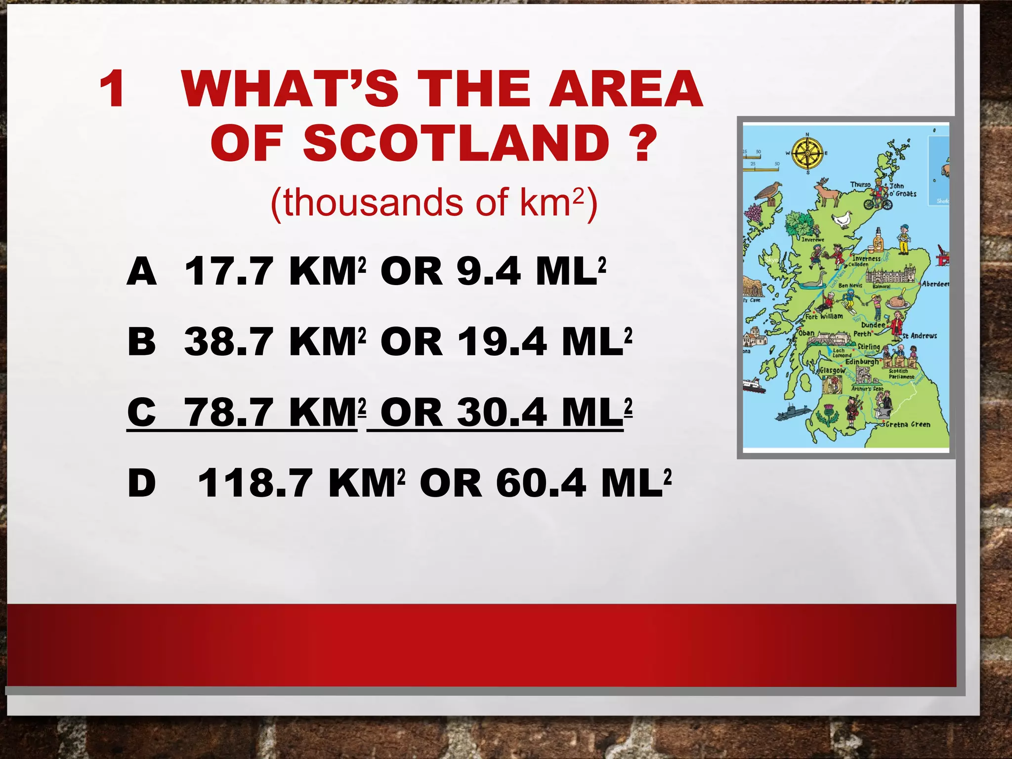 Scotland- country, government, facts (answers) | PPT
