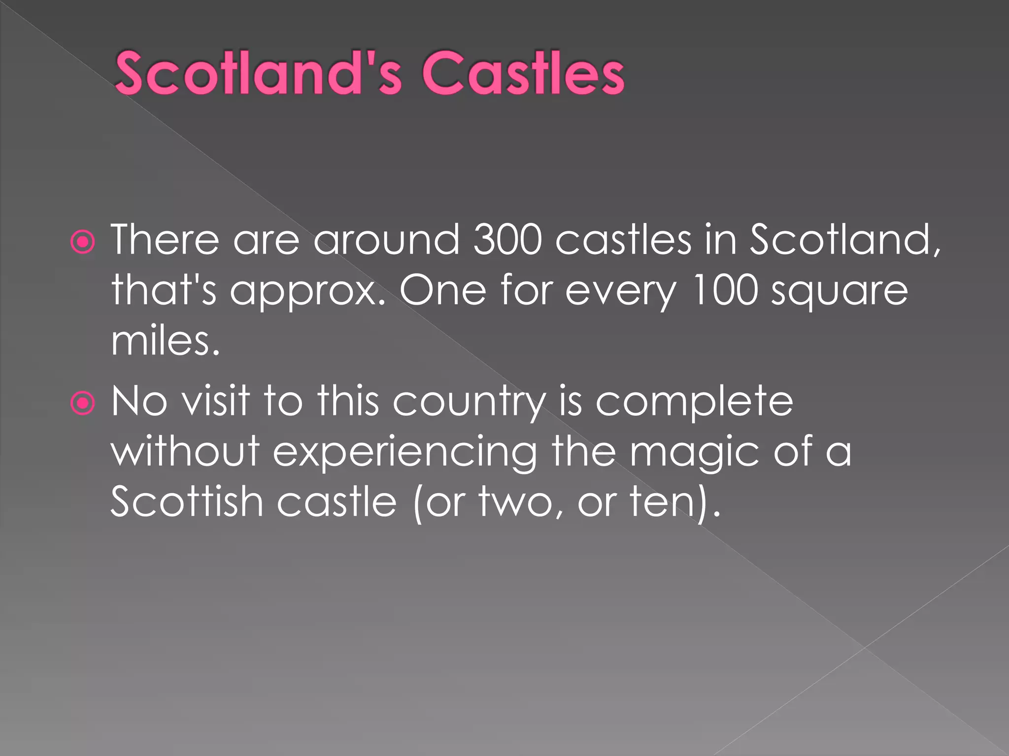 Scotland culture | PPTX