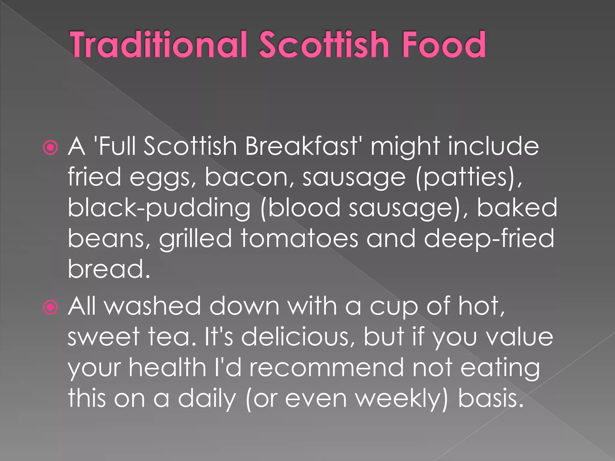 Scotland culture | PPTX