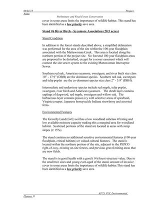 Scotland Heights Forest Conservation Report | PDF