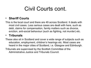 Scotlands Court and Legal System | PPT