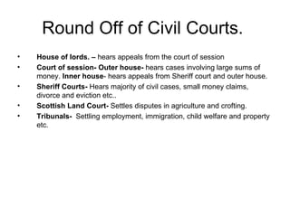 Scotlands Court and Legal System | PPT