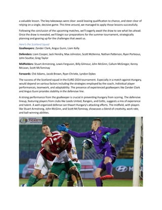 Scotland's Next Hurdle After EURO 2024 Qualification.docx