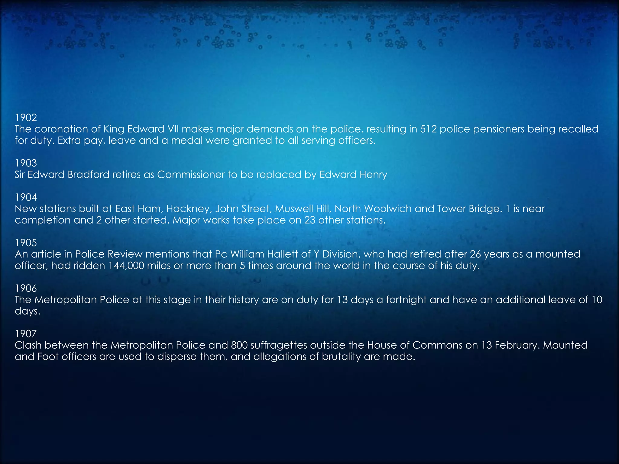 Scotland Yard Timeline | PPT