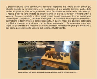 Ottaviano Scoto e Boneto Locatello: the commercial partnership between ...