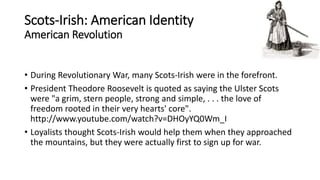 Scots-Irish hillbillies (1) | PPTX