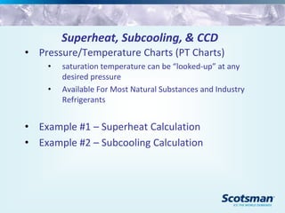 Scotsman ice machine refrigeration training 101 - 0218.ppt | Chemistry ...