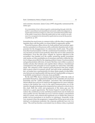Scott 2005 A Contemporary History Of Digital Journalism | PDF