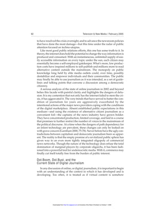 Scott 2005 A Contemporary History Of Digital Journalism | PDF