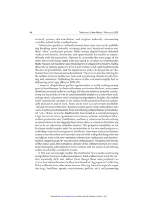 Scott 2005 A Contemporary History Of Digital Journalism | PDF