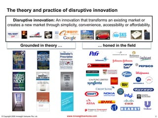 The Intersection of Innovation & Investments | PDF
