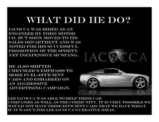 Lee Iacocca | PPT