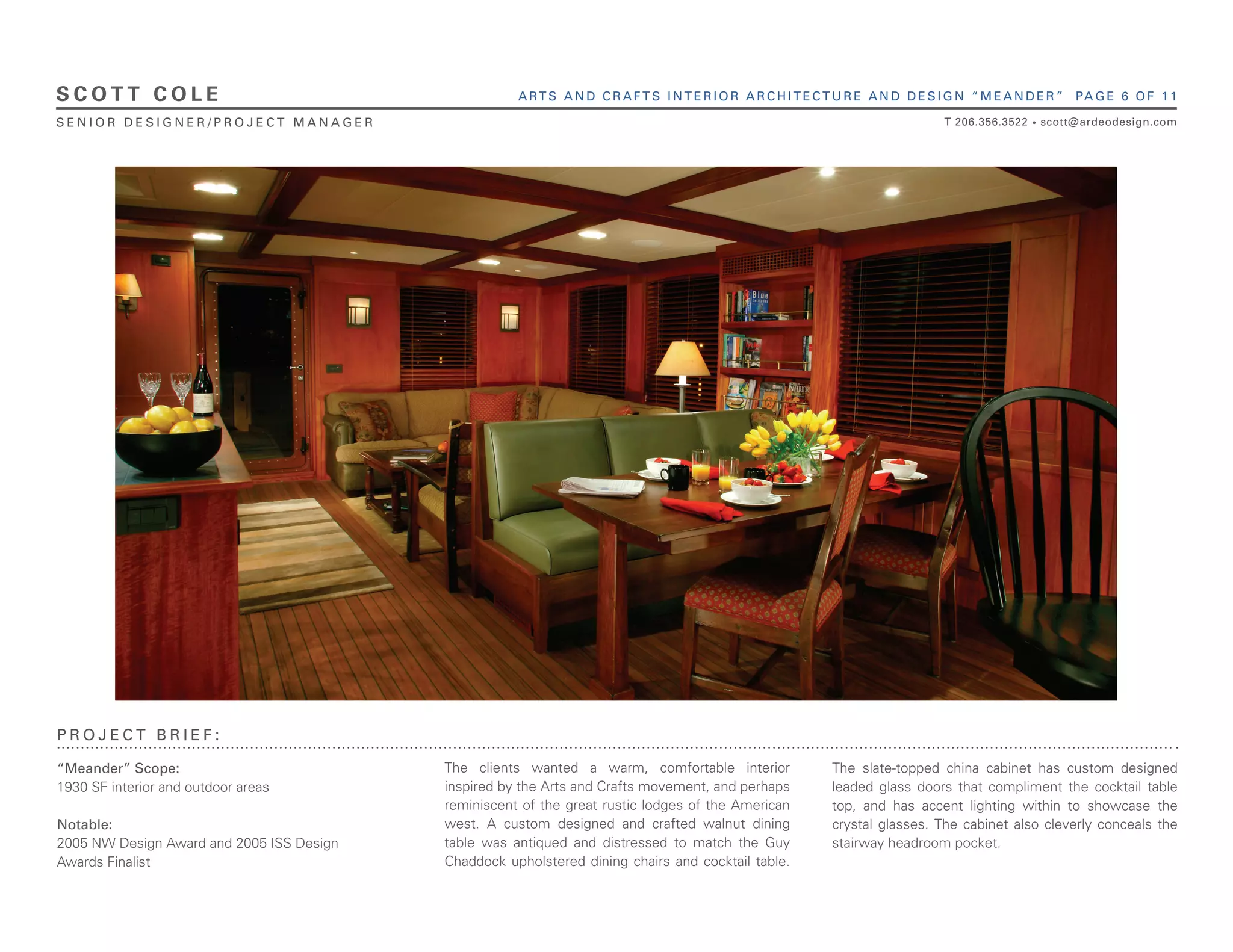 Scott Cole Portfolio Samples Overview | PDF