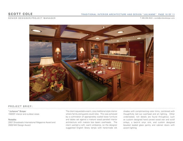 Scott Cole Portfolio Samples Overview | PDF | Interior Decorating ...