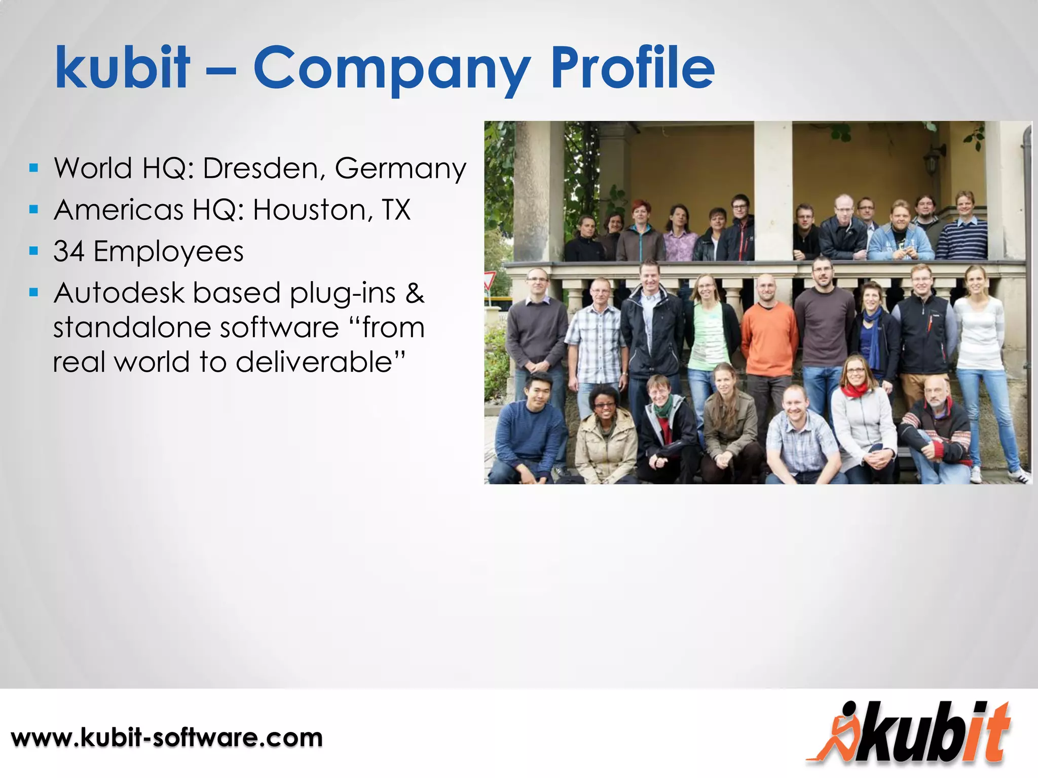 The kubit Laser Scanning Portfolio: Improving Autodesk Workflows for ...