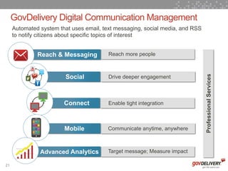 GovDelivery: Social Media's Role in Cost Effective Digital ...