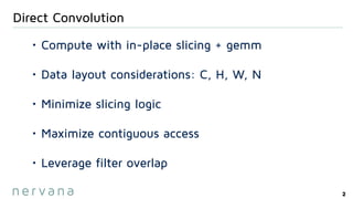 An Analysis of Convolution for Inference | PDF