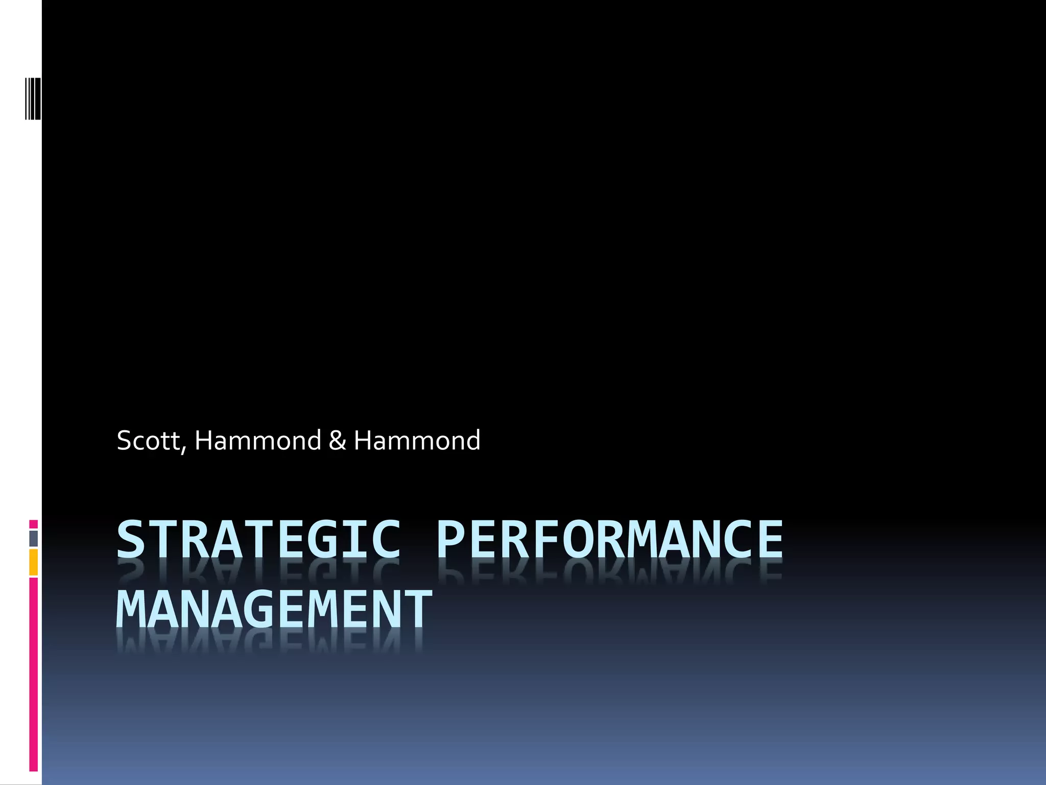 Strategic Performance Management | PPTX