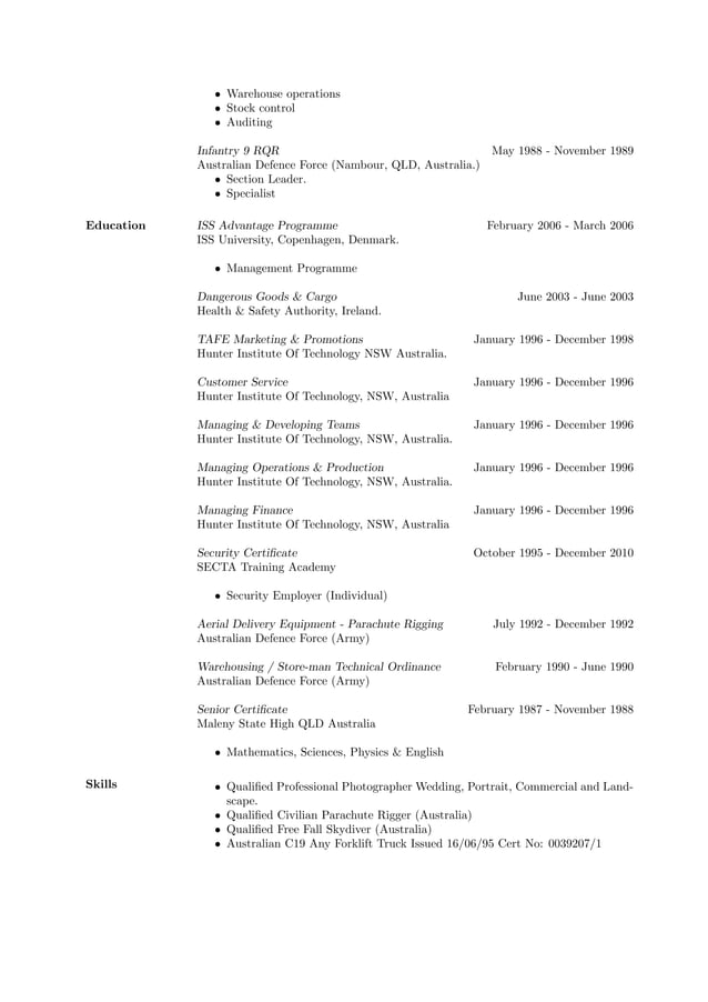 Scott Harris Resume | PDF