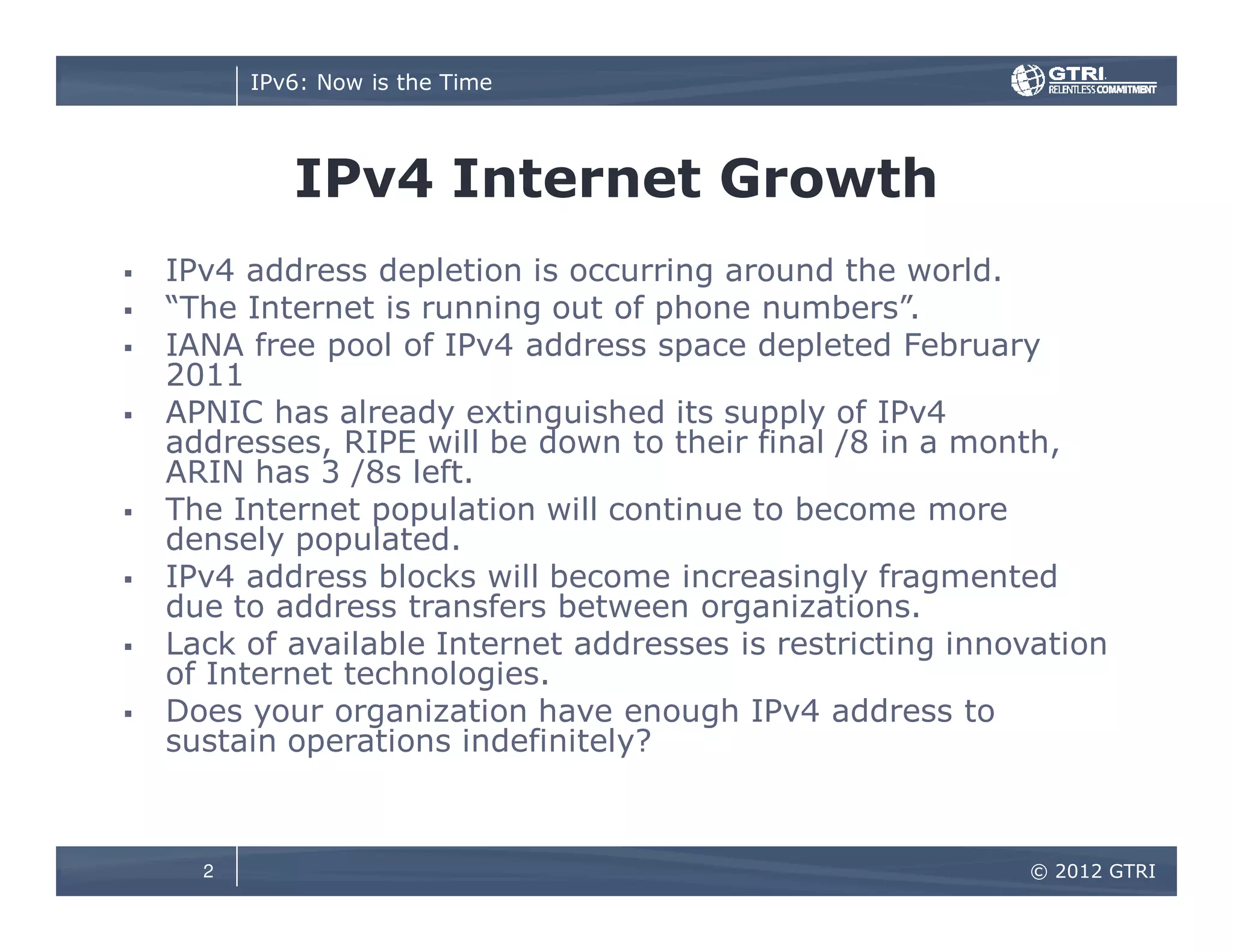 Scott Hogg - IPv6 - Now is the Time.pdf