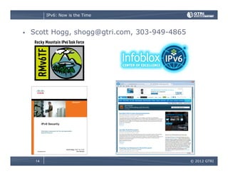Scott Hogg - IPv6 - Now is the Time.pdf