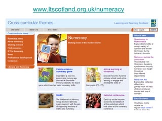 Scottish Curriculum for Excellence Numeracy Outcomes | PPT