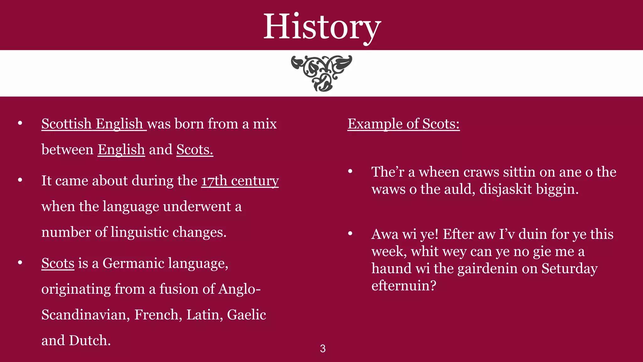 Scottish English | PPTX