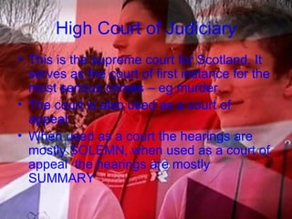 Scottish Civil Court | PPT