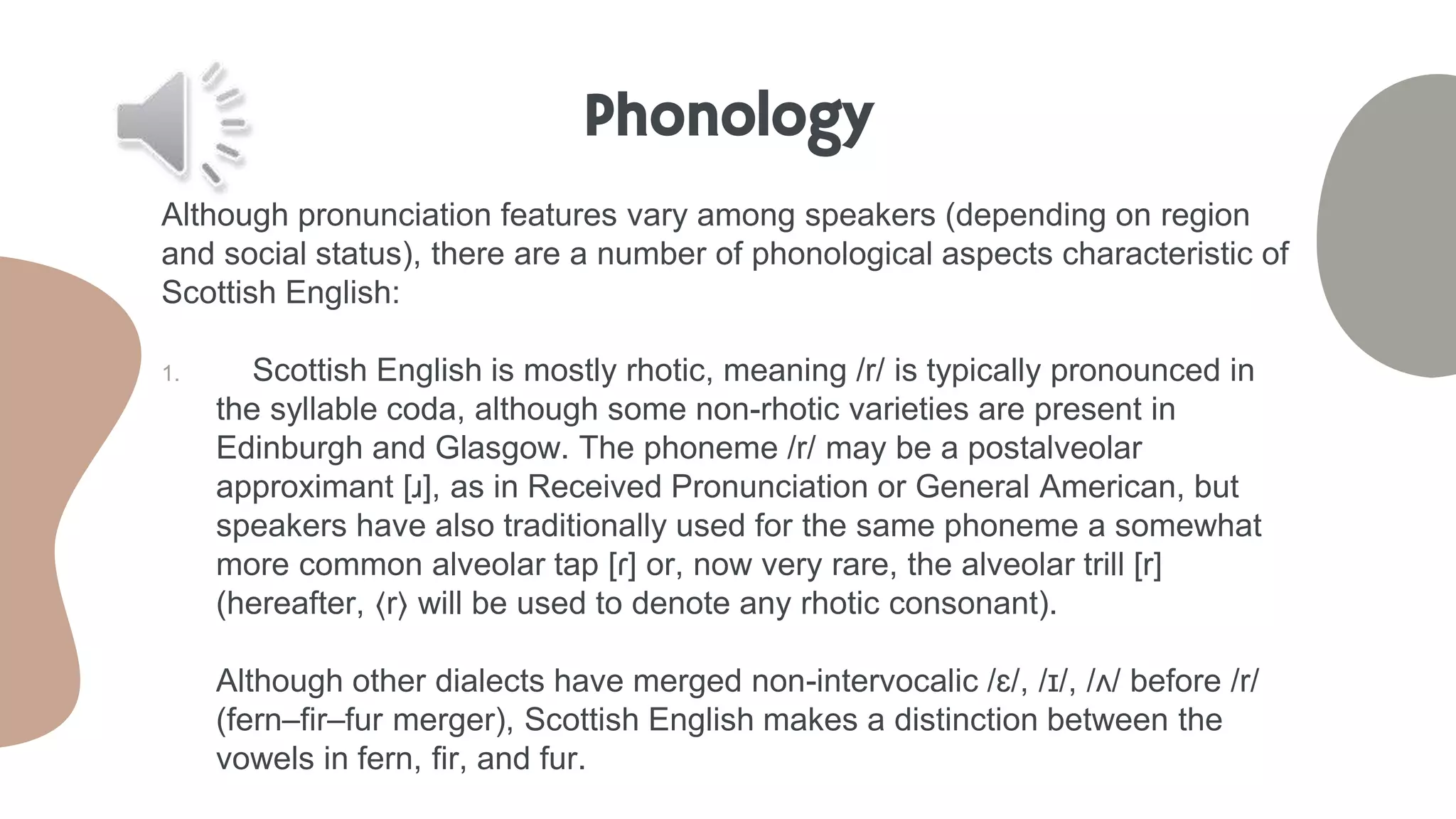 Scottish english | PPTX