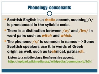 Scottish English | PPT