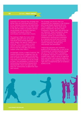 Scottish govt play strategy and action plan | PDF