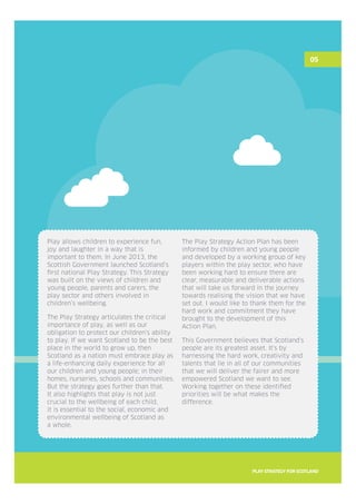 Scottish govt play strategy and action plan | PDF