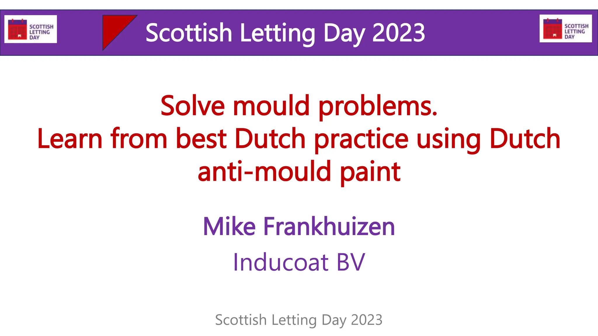 Scottish Letting Day 2023 - Centenary afternoon sessions | PPT | Free ...