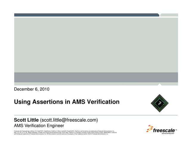 Using Assertions in AMS Verification | PDF